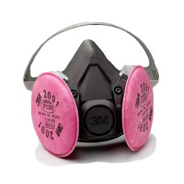 3M Half Facepiece Respirator Assembly 6291 - P100 Filters